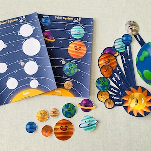 Solar System Busy Book: Planets Activity, Homeschool Printable (PDF) - Etsy