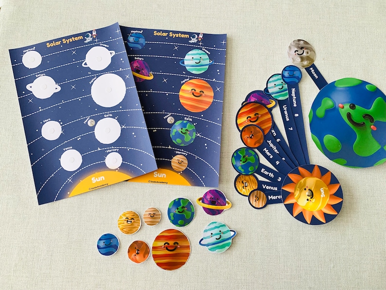 Solar System Busy Book: Planets Activity, Homeschool Printable (PDF) - Etsy
