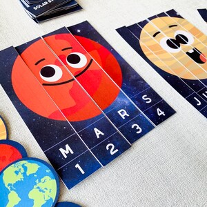 Solar System Busy Book Outer Space Flash Cards Astronomy Learning ...