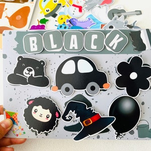 Color Matching Cards Color Sorting Activity Learning Colors Toddler ...