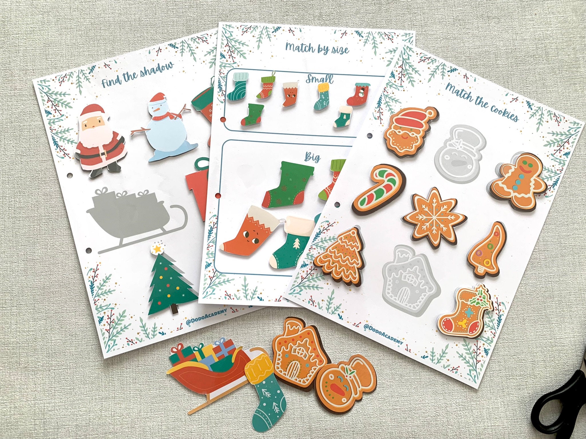 Christmas Busy Book Printable Toddler Christmas Activity - Etsy