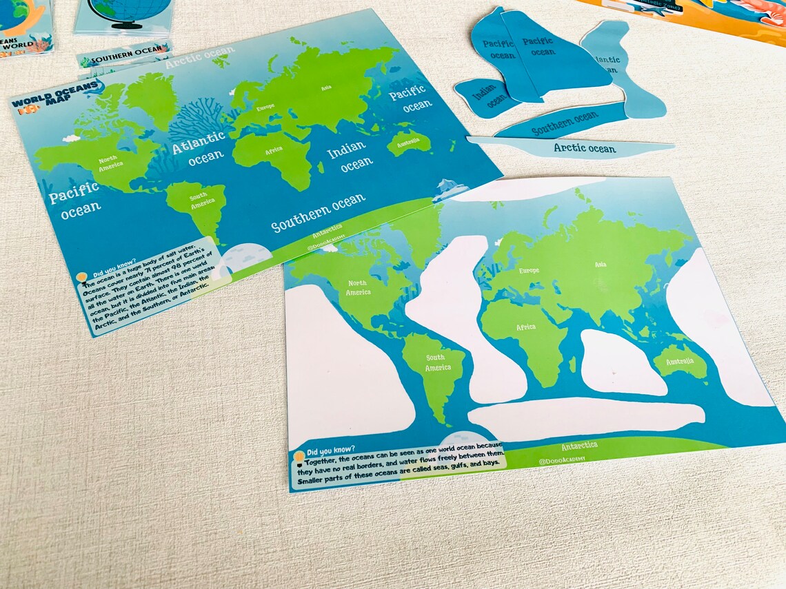 Ocean Learning Pack Layers of the Ocean Activity Preschool - Etsy