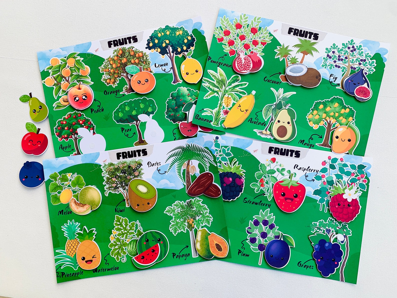 Fruits Sorting Worksheet Fruits and Vegetable Shadow Matching Activity ...