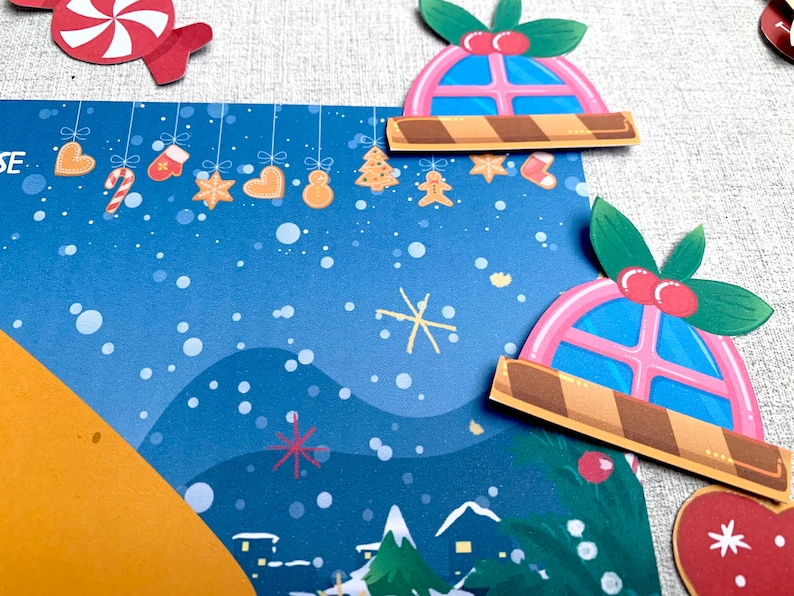 Gingerbread House Activity: Winter Christmas Busy Book (PDF Printable ...