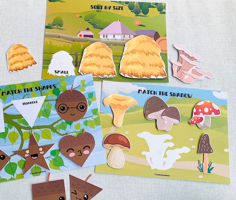 Fall Busy Book Printable Quiet Book Autumn Toddler Busy Book - Etsy