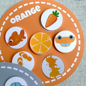 Color Matching Color Sorting Activity Learning Colors Toddler Activity ...