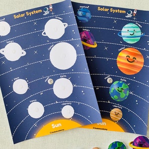 Solar System Busy Book: Planets Activity, Homeschool Printable (PDF) - Etsy