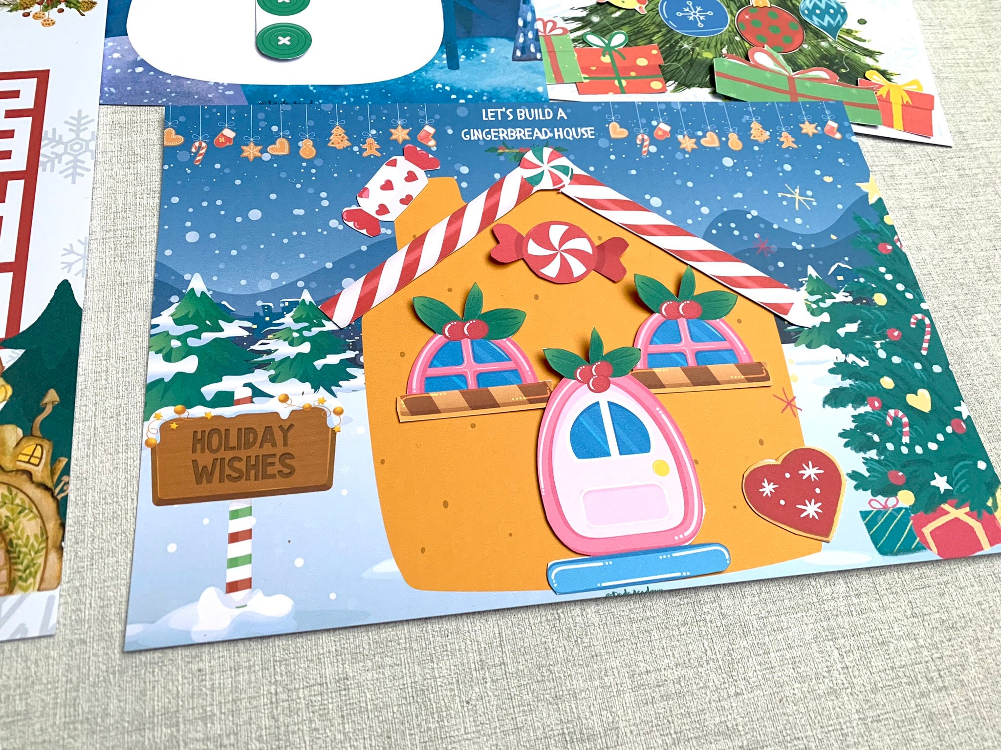 Christmas Busy Book Activity Pack Printable Toddler Christmas - Etsy