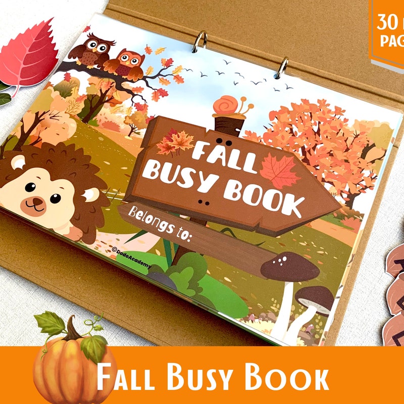 Toddler Busy Book - Etsy