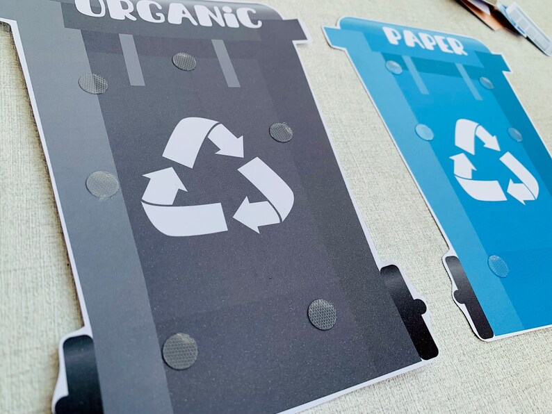 Waste Sorting Activity Recycling Game Earth Day Printable Garbage ...