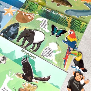 Animal Habitats Matching Game Geography Sorting Activity Animal Fun ...