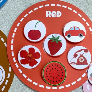 Color Matching Color Sorting Activity Learning Colors Toddler Activity ...
