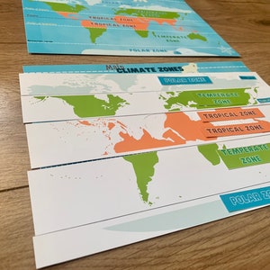 Main Climate Zones Printable Activity Pack World Geography Map ...