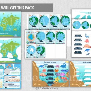 Ocean Learning Pack: Layers of the Ocean Activity (10 PDF Pages) - Etsy