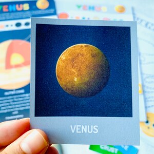 Venus Activity Pack Solar System Busy Book Pages Outer Space Learning ...