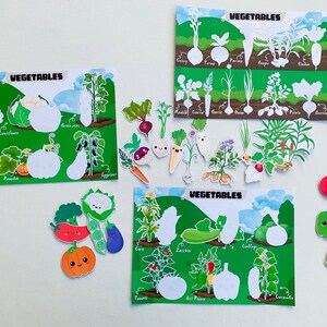 Vegetables Sorting Worksheet Fruits and Vegetable Shadow Matching ...