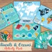 Geography Busy Book Continents & Oceans Printable Activity and ...