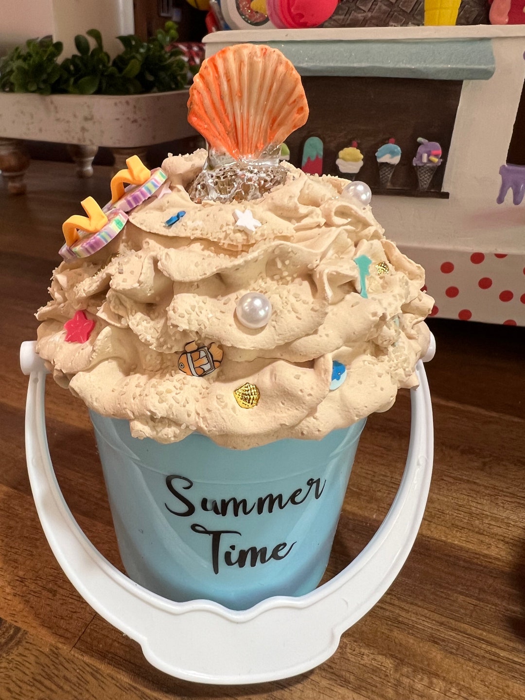 Seashell Sand Bucket - Etsy