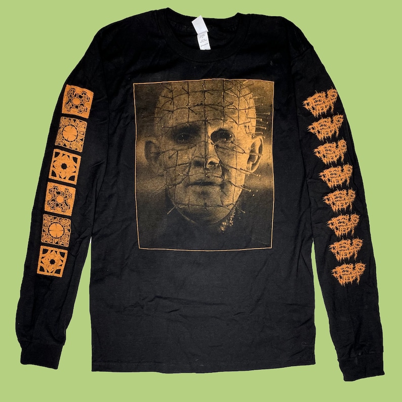 Hellraiser Pinhead Long Sleeve Etsy