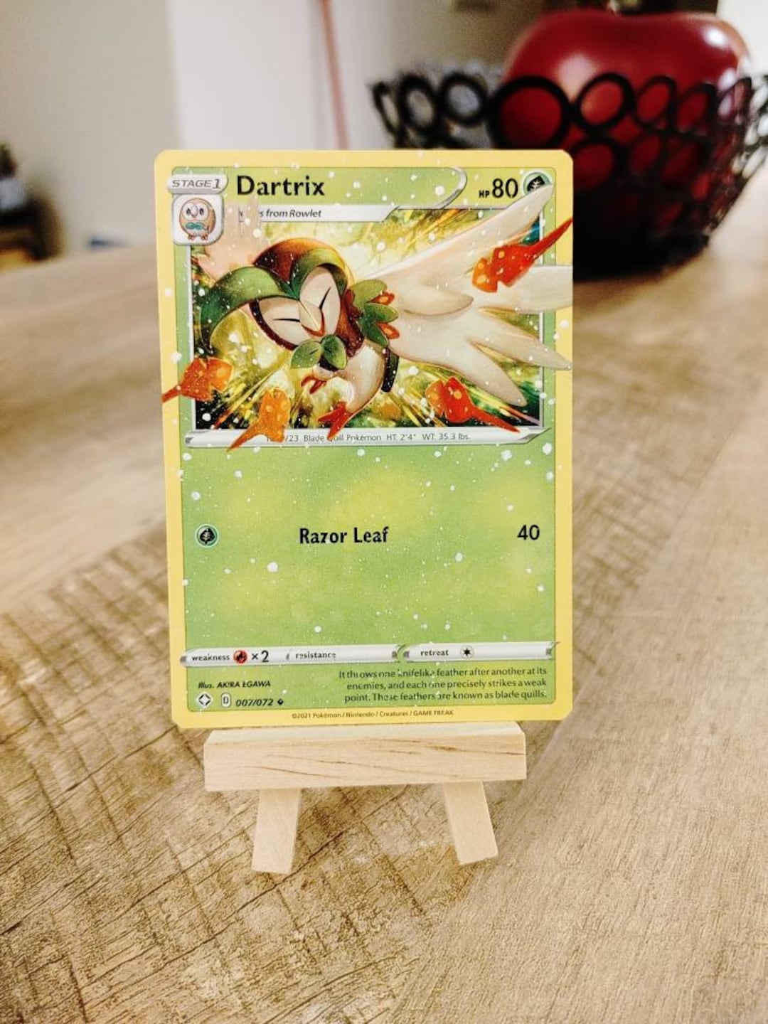Dartrix Custom Hand-painted Pokemon Card Gift Collectible - Etsy