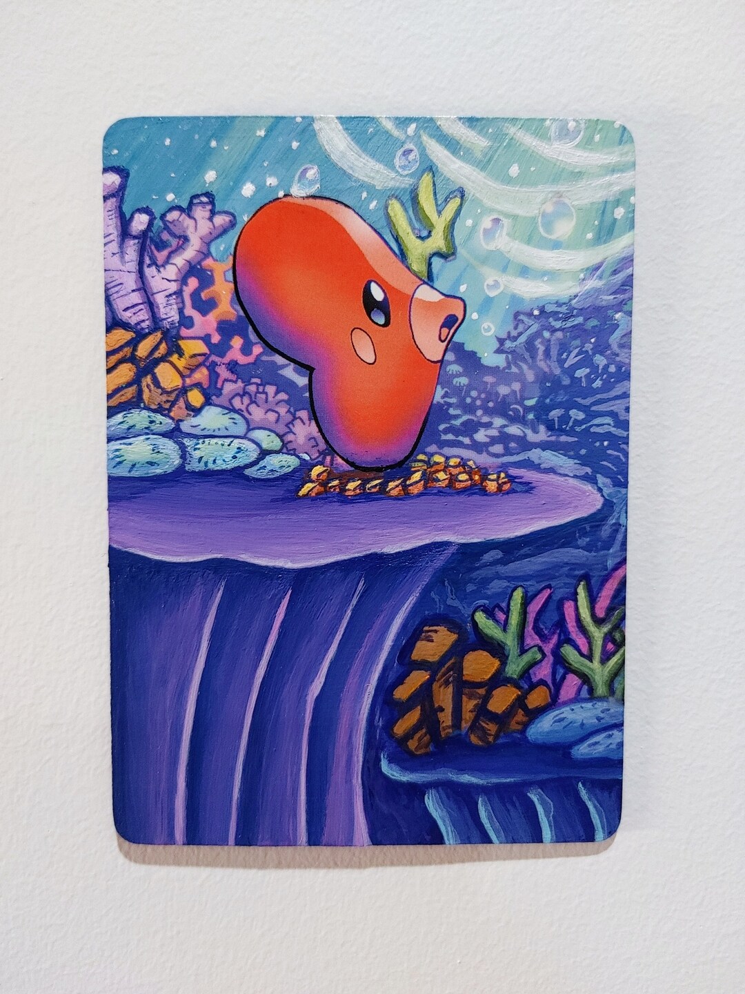 LUVDISC Painted Pokemon Card Custom Art, Anime Art, Pokemon Card Art ...