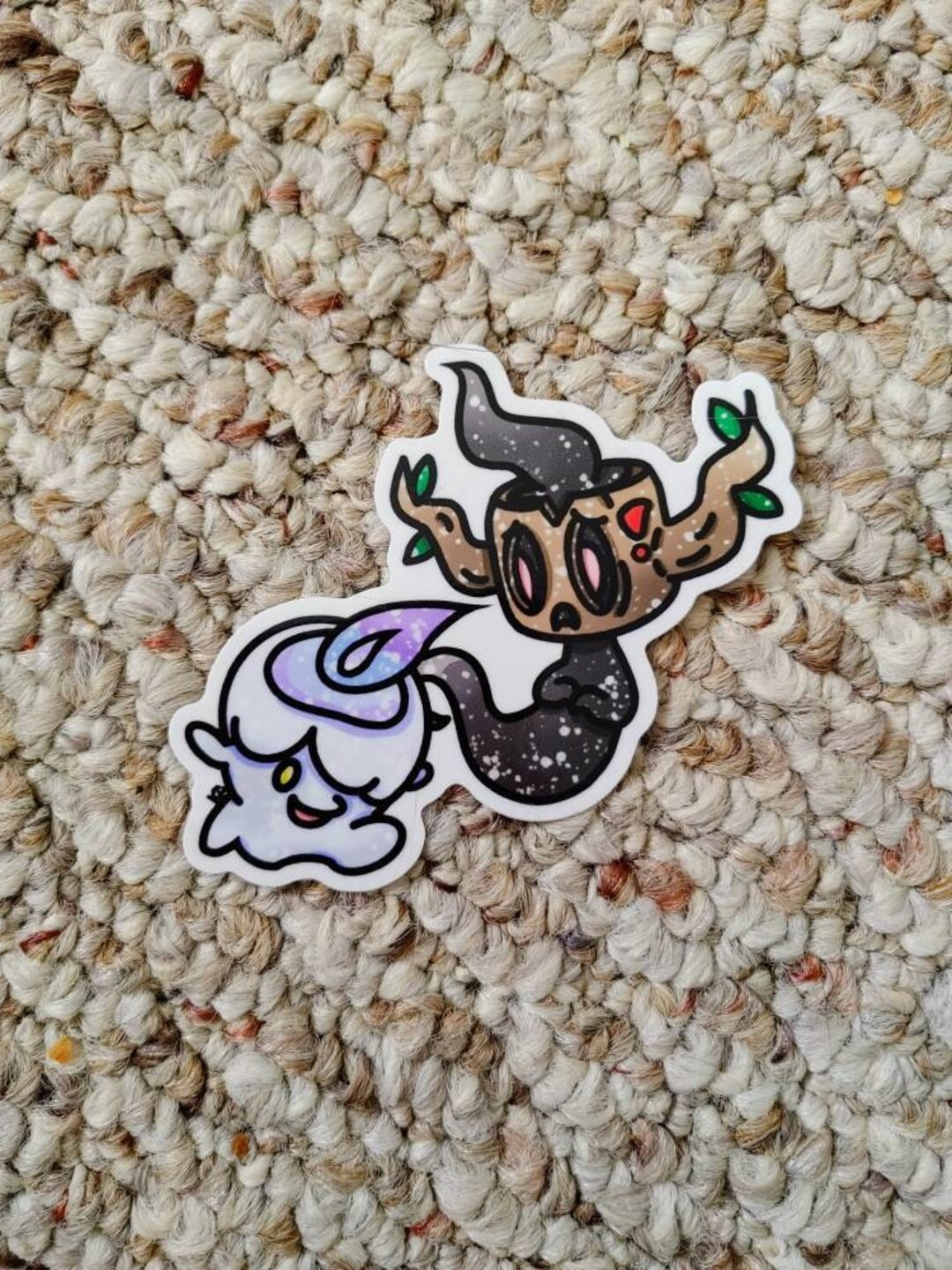 PHANTUMP LITWICK STICKER Pokémon Sticker, Anime Sticker, Water Bottle ...