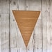 Triangle Mdf/plywood Bunting With 2 X Drill Holes Wooden - Etsy