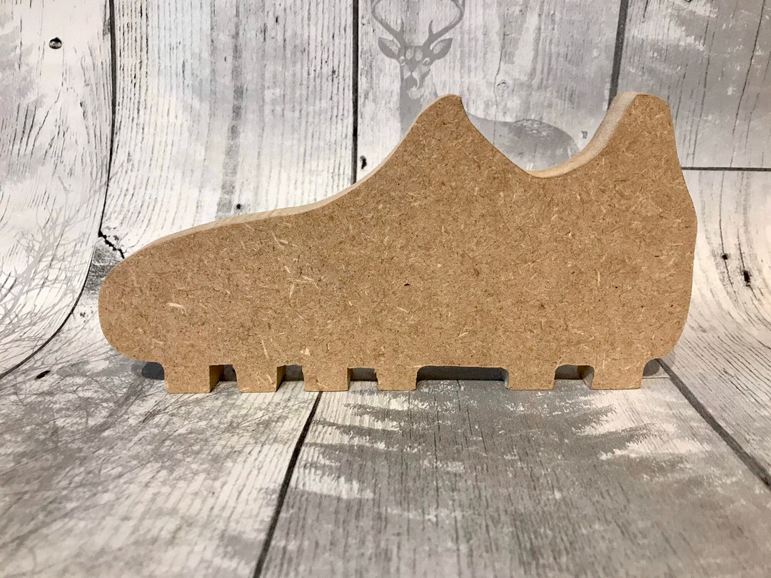 Football Boot, Soccer Boot Freestanding MDF Blank, Craft Blanks ...
