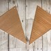 Triangle Mdf/plywood Bunting With 2 X Drill Holes Wooden - Etsy