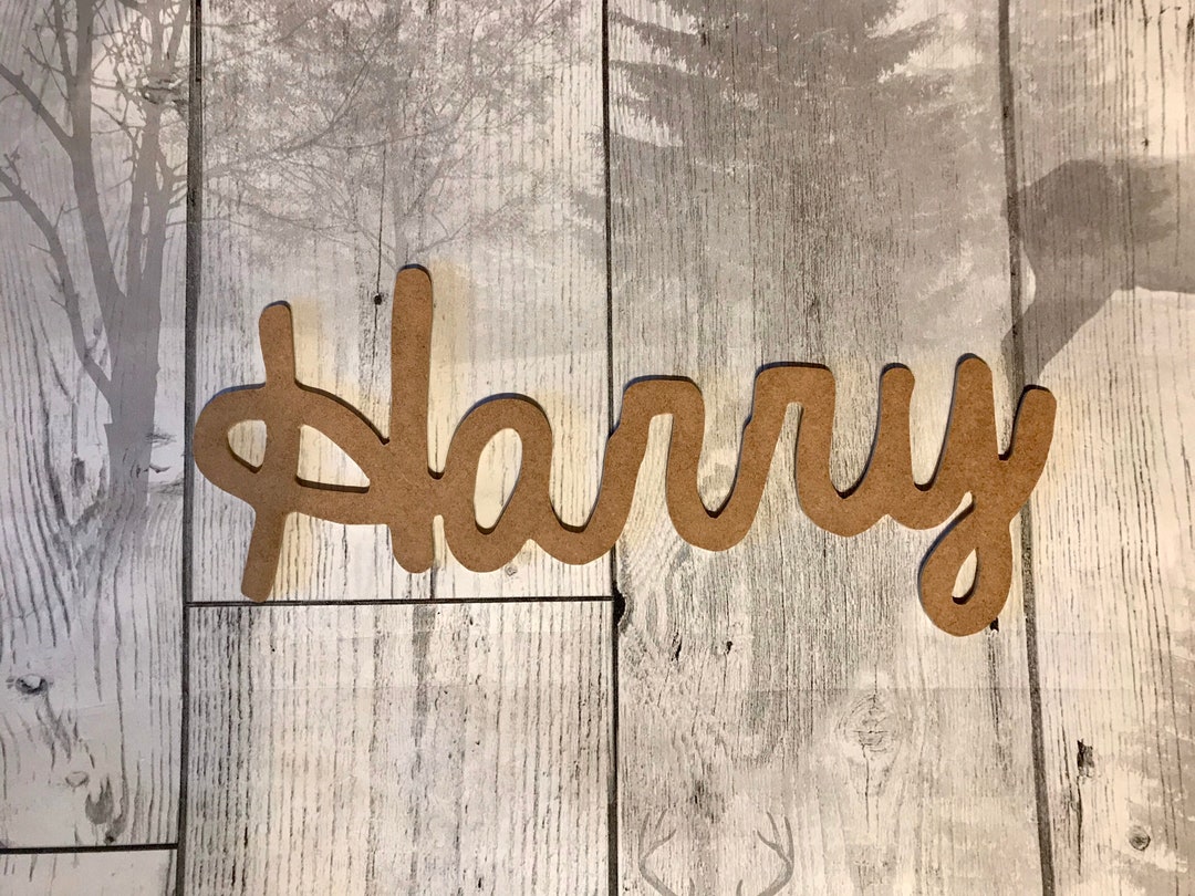 Name Mdf Words 10cm Tall 100mm Tall Letters Wall Plaques - Etsy