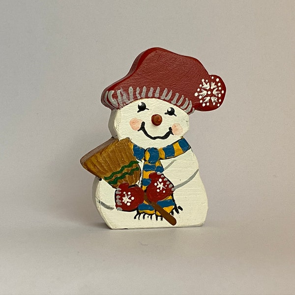 Wooden Snowmen - Etsy