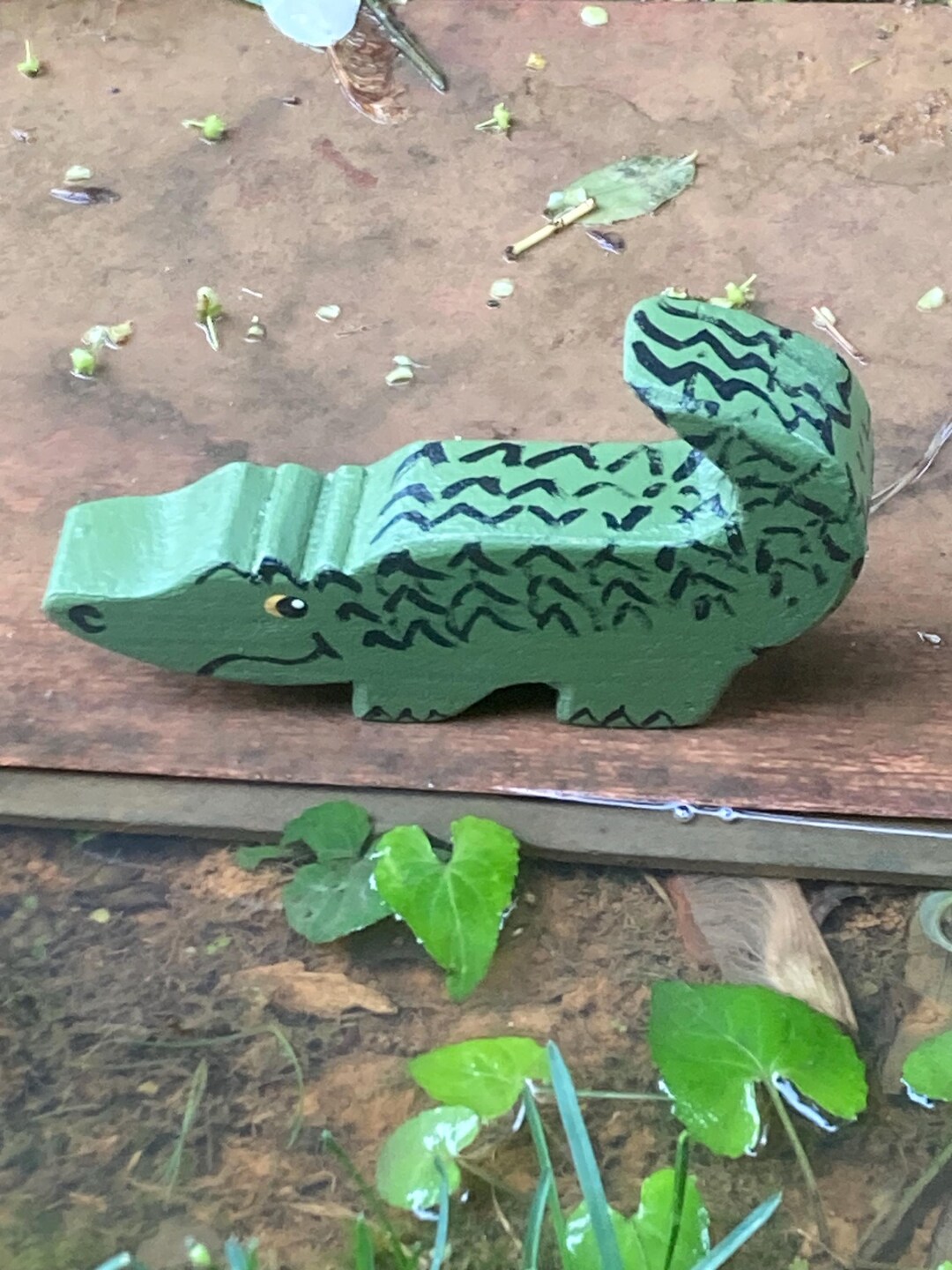 Alligator OR Walrus Folk Art Animal - Etsy