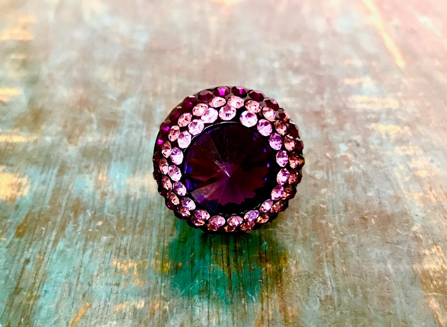 Crystal Stretch Rings - Etsy