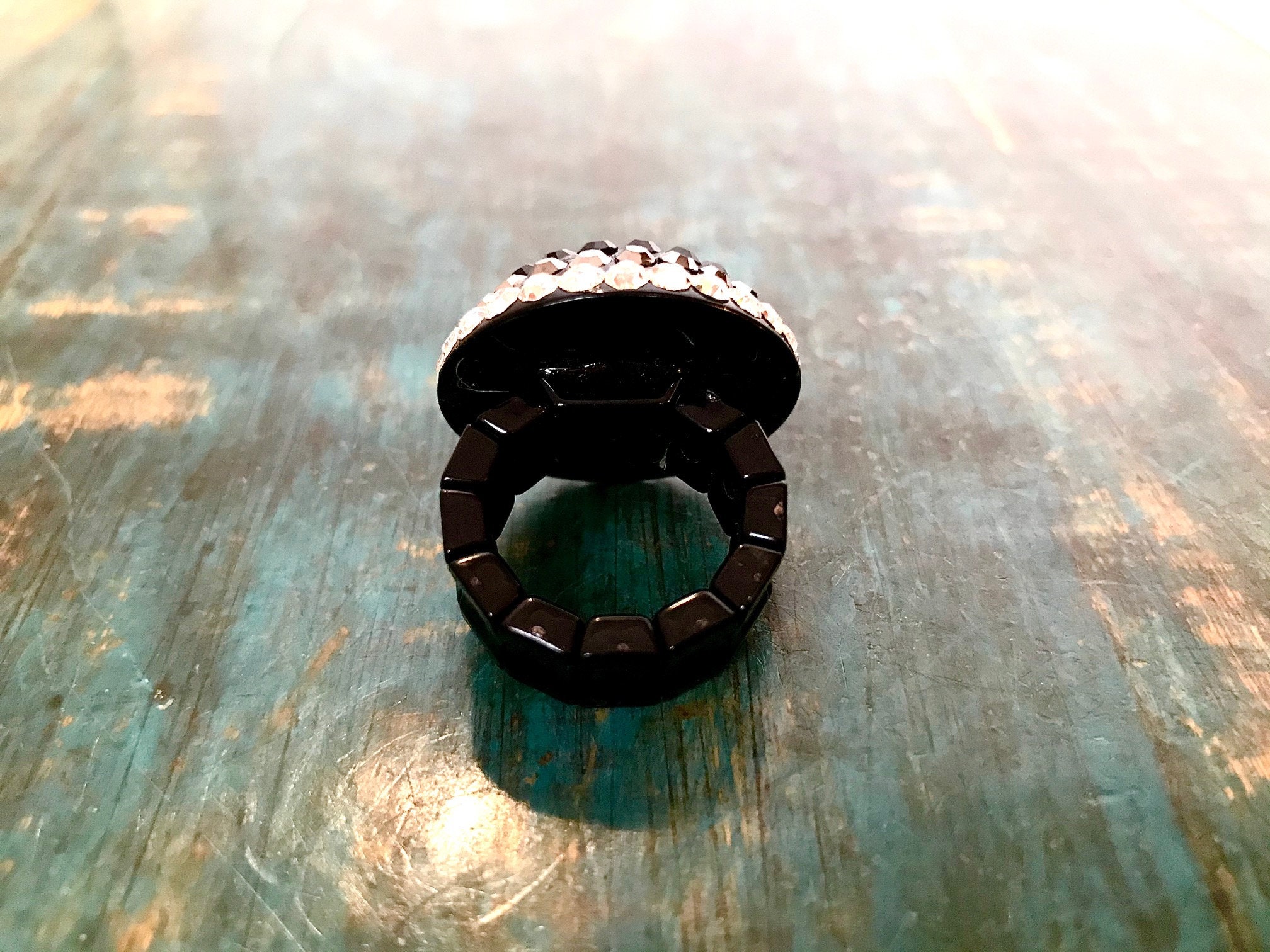 Crystal Stretch Rings - Etsy