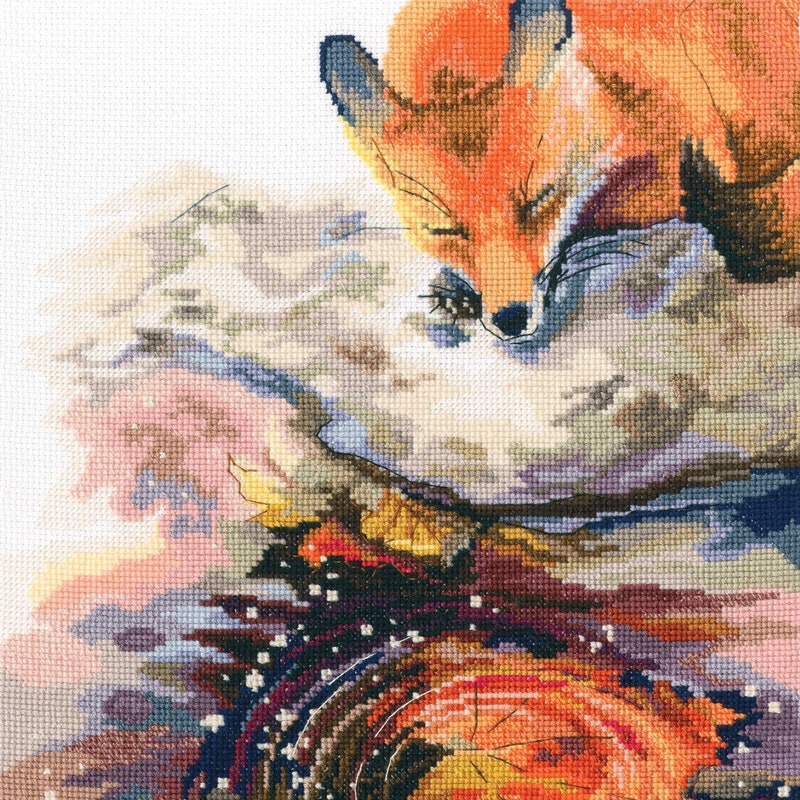 Fox Cross Stitch Kit - Etsy