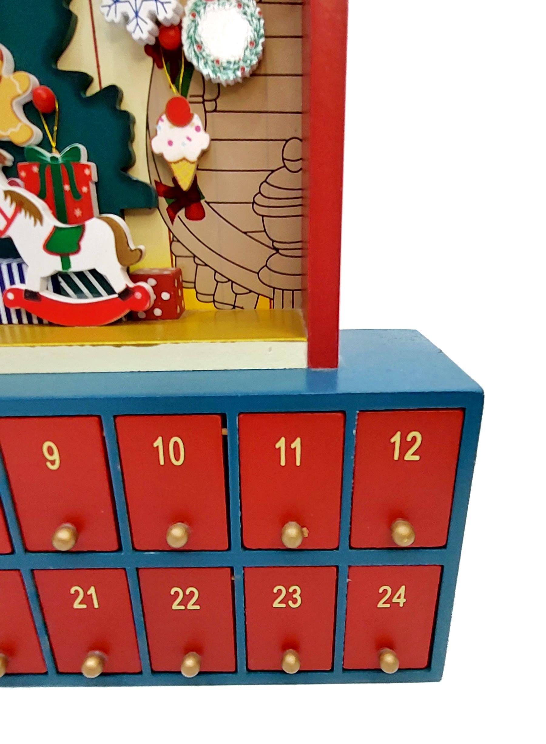 Christmas Advent Calendar – Santa’s Workshop With 24 Festive Doors for ...