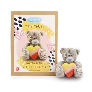 Tatty Teddy Everyday Needle Felting Kit for Beginners - Adorable Animal ...