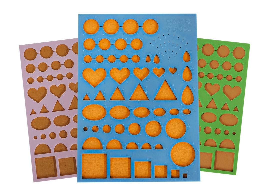 Quilling Tool Board. Different Colors. Quilling Template Board With ...