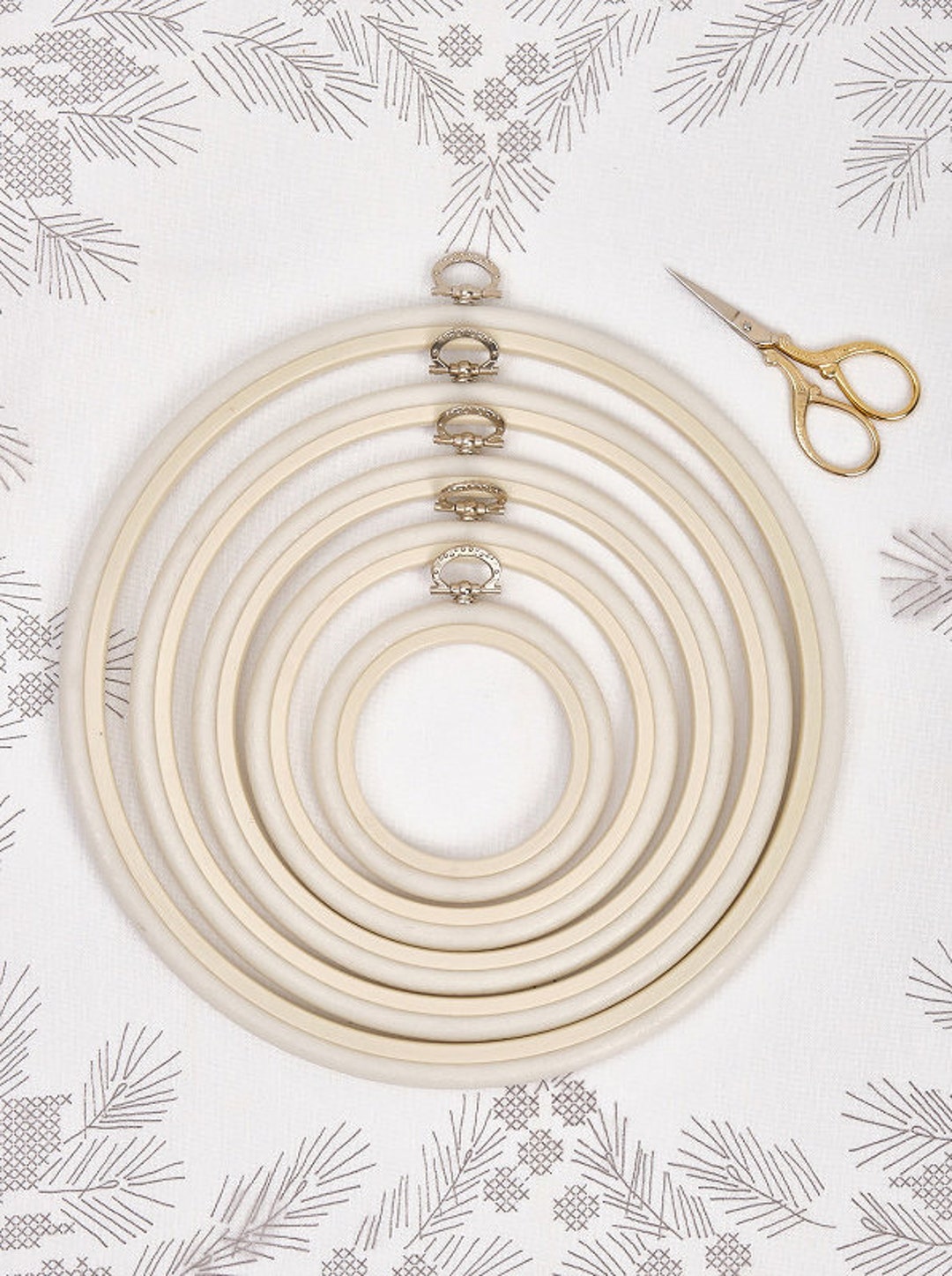 Round Flexi Hoop Nurge White in Different Sizes. Good Stretch Plastic ...