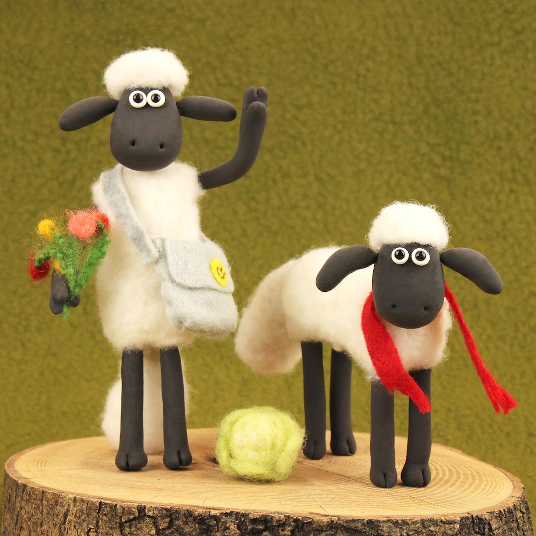 Aardman Shaun the Sheep Needle Felting Kit for Beginners - Create an ...