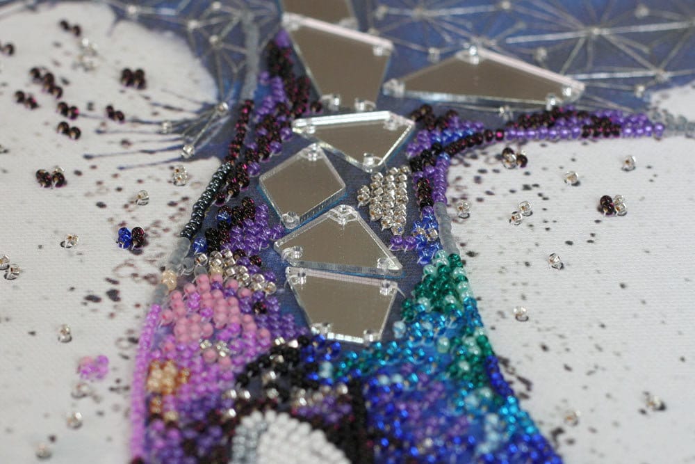 The Fourth Spacing - DIY Bead Embroidery Kit. Fairy Whale Beading ...
