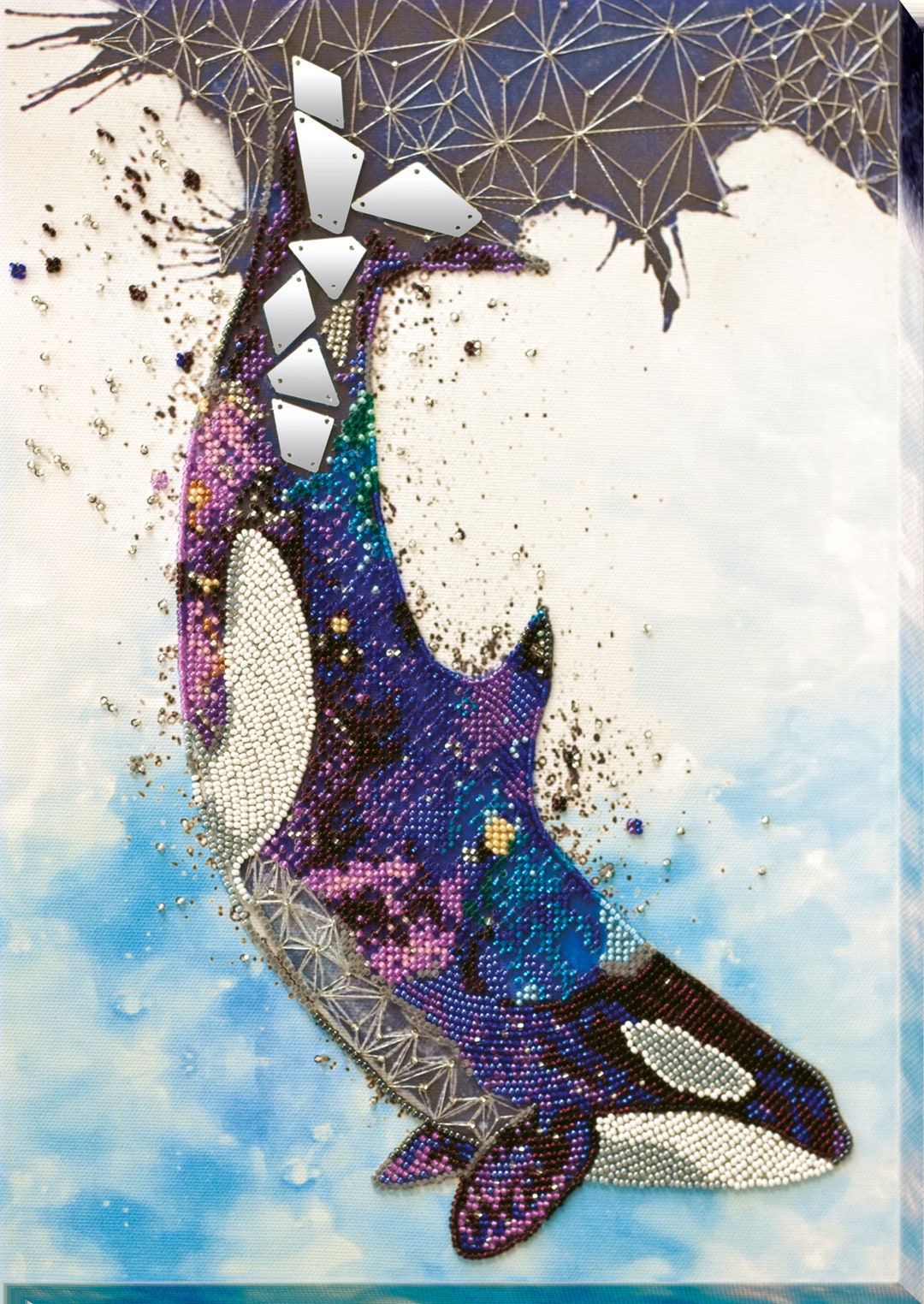 The Fourth Spacing - DIY Bead Embroidery Kit. Fairy Whale Beading ...