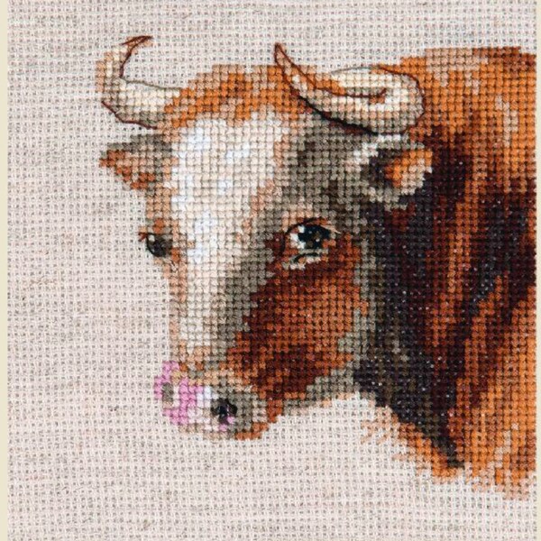 Cow Cross Stitch - Etsy