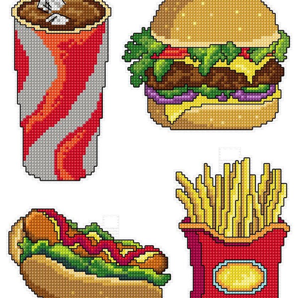 Plastic Canvas Food Patterns - Etsy