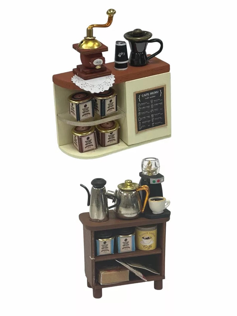 Wizardi Roombox Kit - Coffee Shop. Home Decor. DIY Roombox Kit. Gifts ...