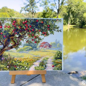 The Old Apple Tree - Counted Cross-stitch Kit. Cross Stitch Pattern on ...