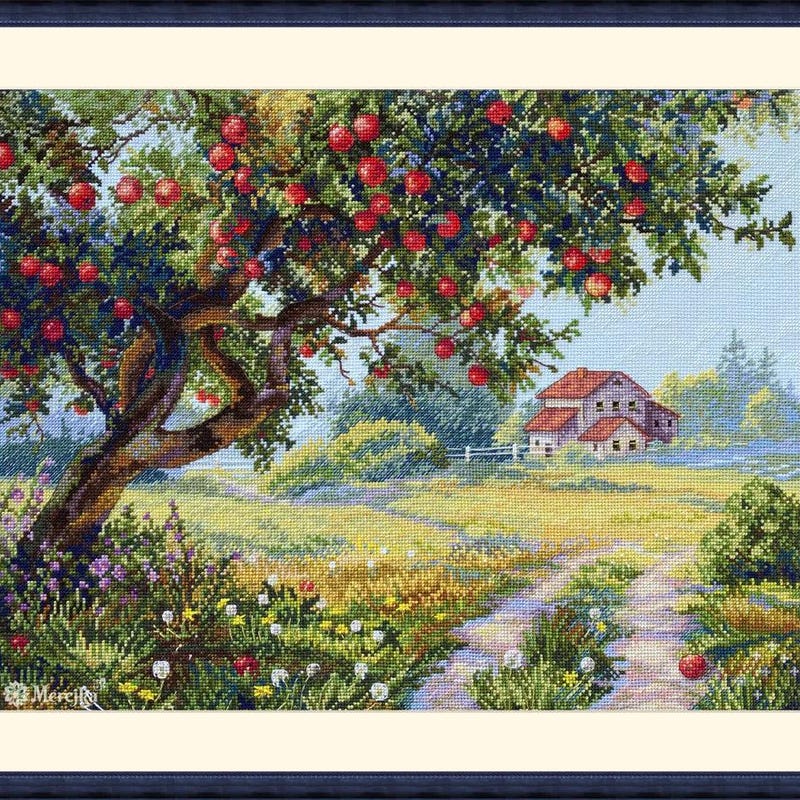 Tree Cross Stitch - Etsy