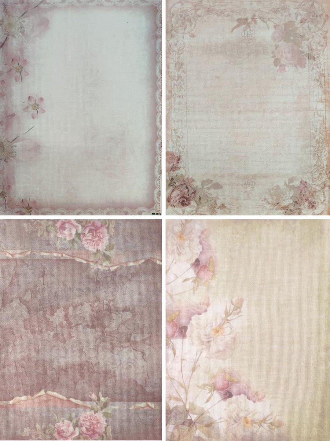 Canvas for Embroidery With an Applied Background – Aida 16 Pre-printed ...