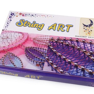 String Art Kits With Stand. DIY Home Decor. Simple Decorative Nail Art ...