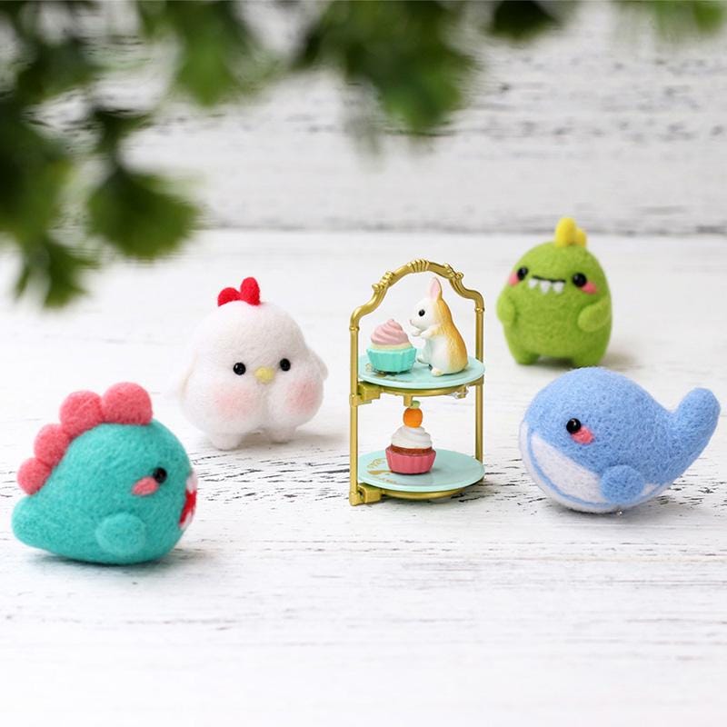 Animal Needle Felting Kit. DIY Wool Toy Craft for Beginners. Handmade ...